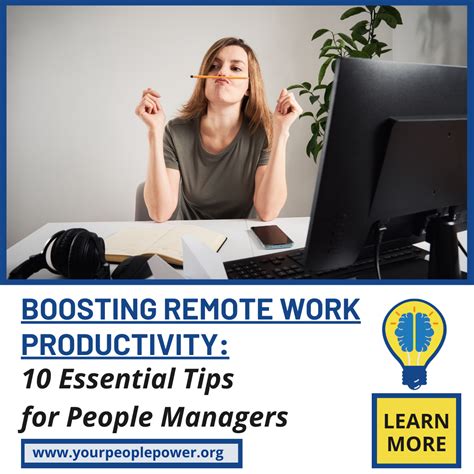 Improve Remote Working Productivity 10 Tips For Managers