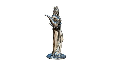 Statue Tyche Goddess Fortune Greek 3d Model By Adminpievesalta