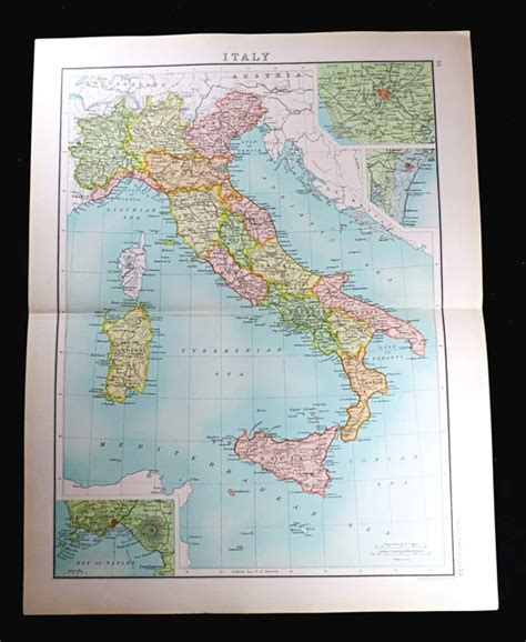 Mappa Di Italia Roma Venice Italiano Politica Geografia Napoli Milan