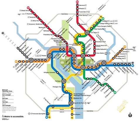 Wash Dc Metro Map Printable