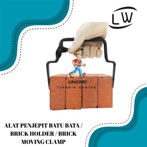 Jual Alat Penjepit Batu Bata Brick Holder Brick Moving Clamp Shopee Indonesia