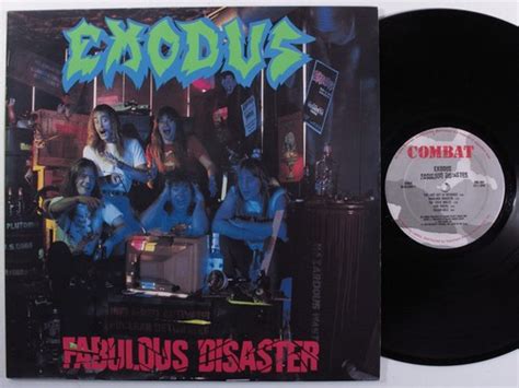 Exodus Fabulous Disaster Combat Lp Vg Y Ebay