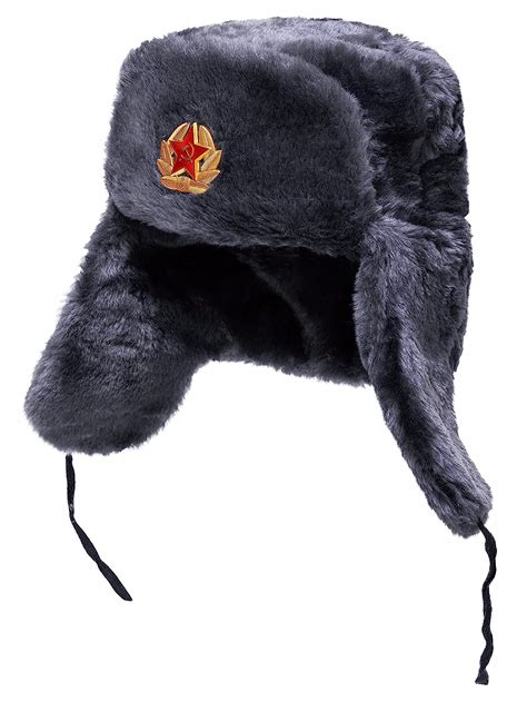 Buy Beleon Ushanka Russian Fur Hat Soviet Army Trapper Hat Winter