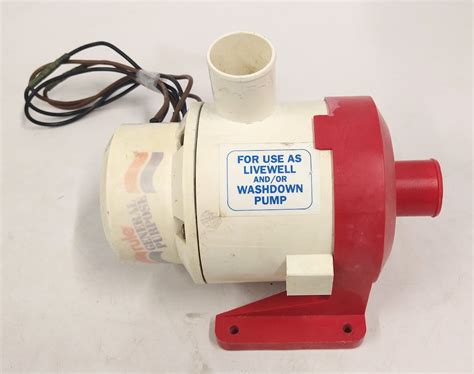 Rule 17a 12v Livewell Washdown Water Pump 3800 Gph Max Marine