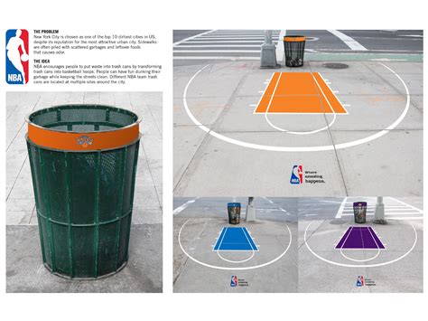 Nba Trash Can Ad By Yoon Ha Chung Sva Design