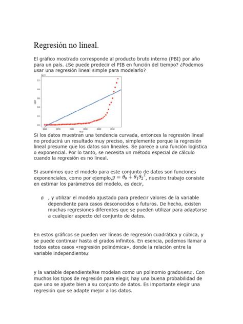Regresión No Lineal Descargar Gratis Pdf Análisis De Regresión Regresión Lineal