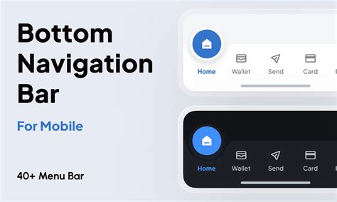 Bottom Navigation Bar For Mobile Figma