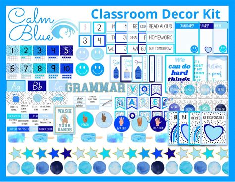Shades Of Blue Classroom Artofit