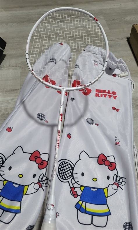 Hello Kitty Racket Sports Equipment Sports And Games Racket And Ball