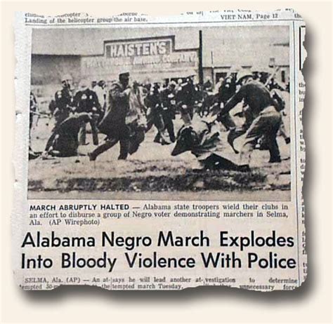 Bloody Sunday Selma Alabama Great Headlines Speak For Themselves
