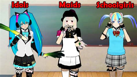 دانلود بازی Schoolgirl Ai 3d Anime Sandbox برای اندروید مایکت