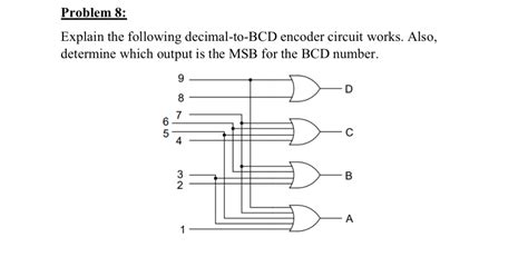 Solved Problem 8explain The Following Decimal To Bcd