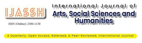 International Journal Of Arts Social Sciences And Humanities Home