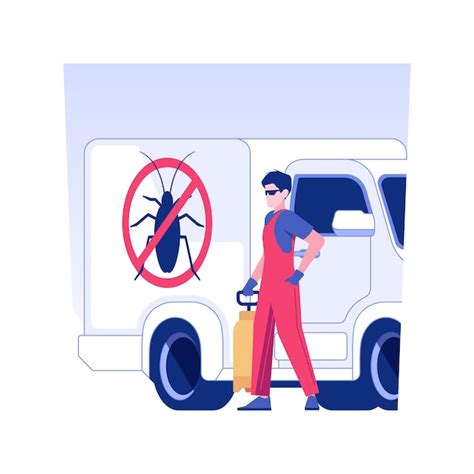 Premium Vector Pest Control Service Isolated Concept Vector Illustration
