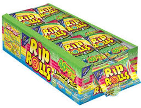 Rip Rolls Rainbow Reaction 1 5 Ounce 24 Count Mad Al Candy