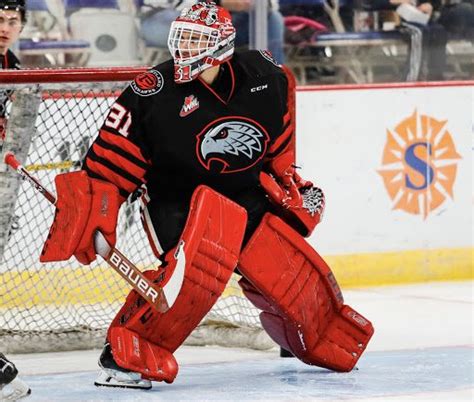 Dante Giannuzzi Has His Sights Set On Becoming A Starting Goaltender In The Whl Prospects By