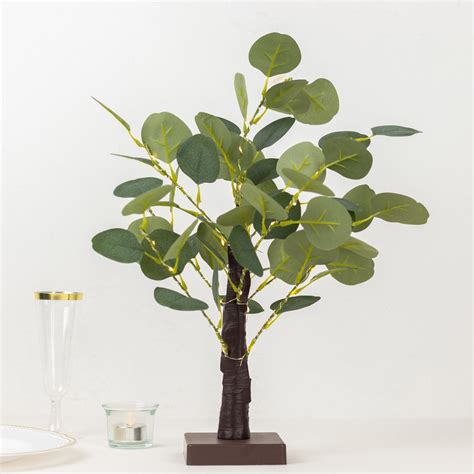 Warm White 50led Lighted Eucalyptus Tree Ehomemart