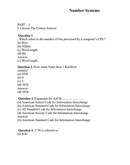 Samacheer Kalvi 11th Computer Science Solutions Chapter 2 Number