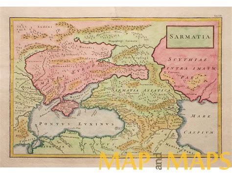 Map Of Sarmatia Explore The Ancient Borders And Cities