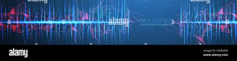 Big Data Futuristic Technology Light Design Vector Datum Digital