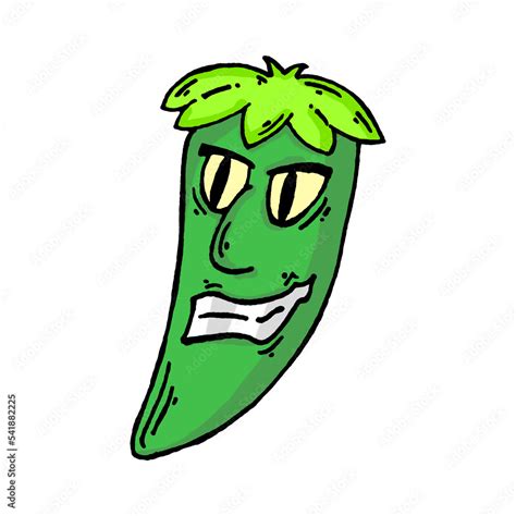 Cartoon Pepper Clipart Stock Illustration Adobe Stock