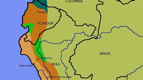 Inca Empire Roads Map The Inca Road System World History