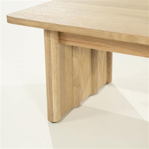 Table Basse Rectiligne Avec Tasseaux En Chêne Jack