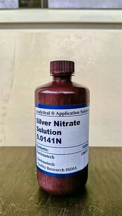 Silver Nitrate Solution At ₹ 900 Gram Agno3 In Bhopal Id 2853132485233