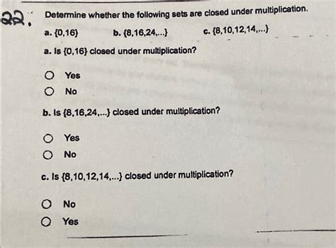 Solved Q2 ﻿determine Whether The Following Sets Are Closed