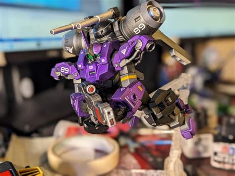 Finished My Anodized Purple Demi Barding Pretty Recently R Gunpla