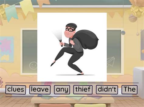 Detective Past Simple Negative Form Reordenar