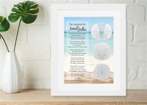 Legend Of The Sand Dollar Printable Poem Free Printable Blank Worksheets For Teachers And Students