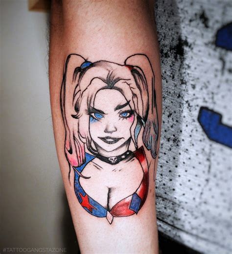 25 Harley Quinn Tattoo Ideas Bold Colorful And Playful Designs For