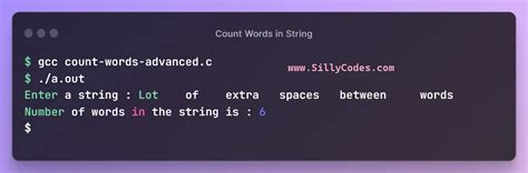Program To Count Number Of Words In String In C Methods
