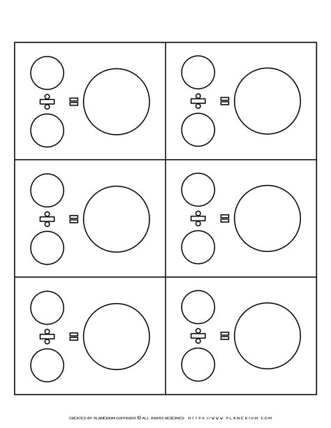 Math Equation Division Template Planerium