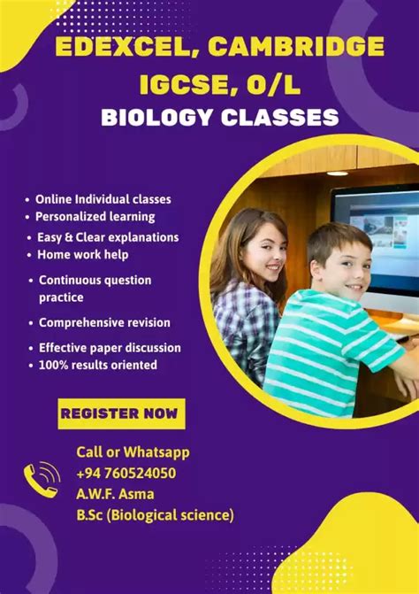 Edexcel Cambridge Online Individual Igcse Biology Classes London O L