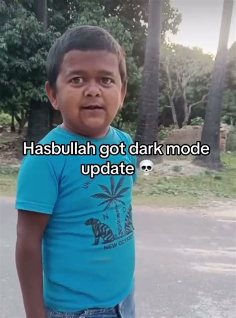 Hasbulla Got Dark Mode 😂😂😂 Youtube