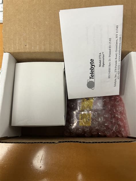 Telebyte 272a Optical Equipment Bmi Surplus Inc