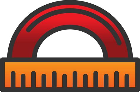 Protractor Vector Icon Design 16514850 Vector Art At Vecteezy