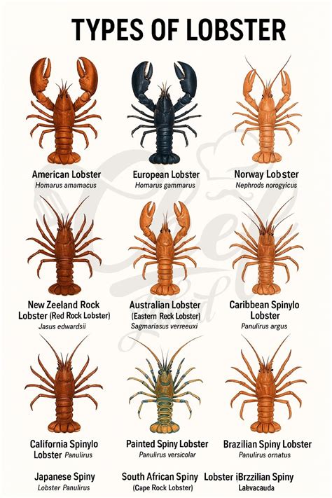 Lobster Drawing Types Of Lobsters Names Of Crustaceans Lobster Anatomy