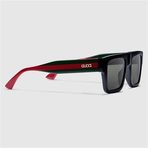 Square Frame Sunglasses In Black Gucci® Canada
