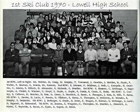 Lowell Red Arrows Senior Center 1970 Was The 1st Lhs Ski Club 74