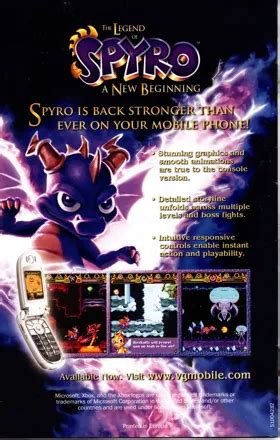 The Legend Of Spyro A New Beginning Box Covers Mobygames