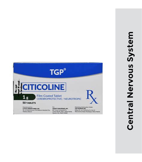 Rx Tgp Citicoline Tab 1g