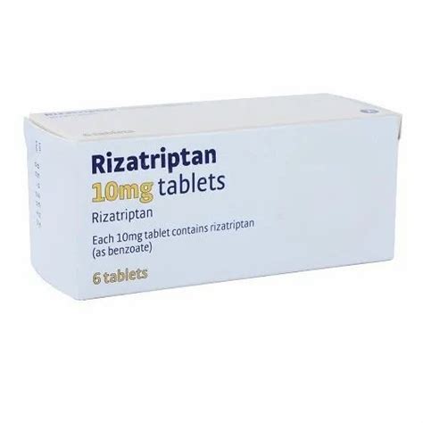 Rizatriptan Tablets Ip Packaging Type Strip Packaging Size 1x10 At