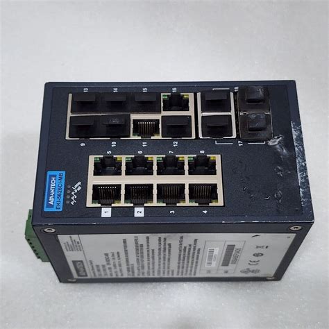 Advantech Eki 5626ci Mb Ethernet Switch 16fe 2g Modbus Tcp Ip Are Marine