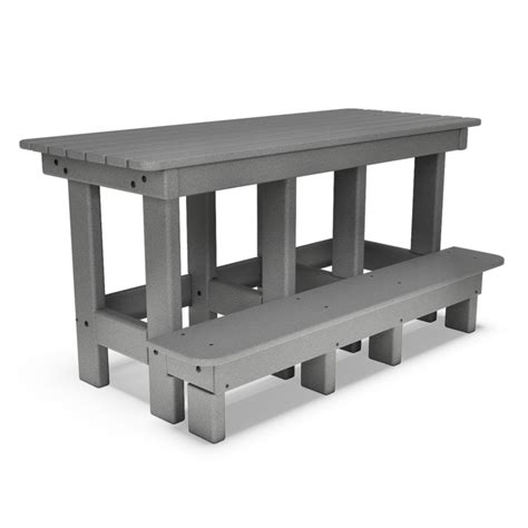 48 Counter Height Backless Bench With Flat Seat