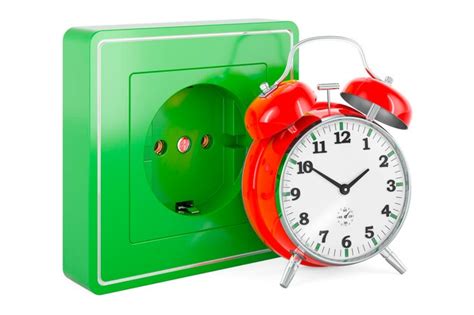 Premium Photo Electrical Outlet Socket With Alarm Clock 3d Rendering Premium Photo Electrical Outlet Socket With Alarm Clock 3d Rendering