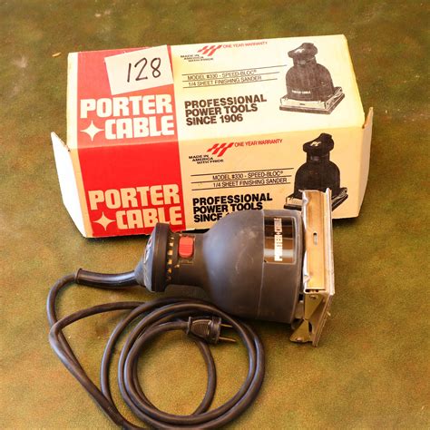 Sold Price Porter Cable Sander Model 330 ¼ Sheet Sander December 3