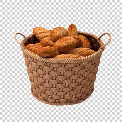 Premium Psd 3d Bread Basket